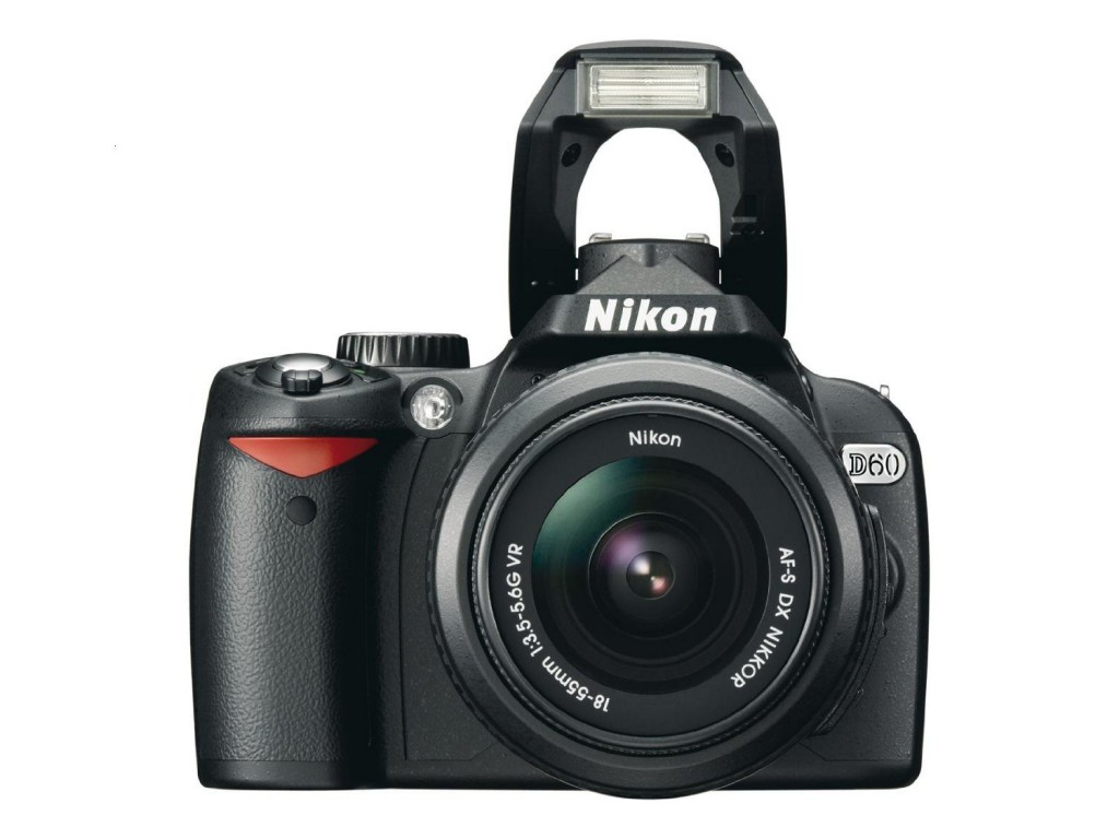 Nikon D60 DSLR Camera with 18-55mm f/3.5-5.6G AF-S Nikkor Zoom Lens ...